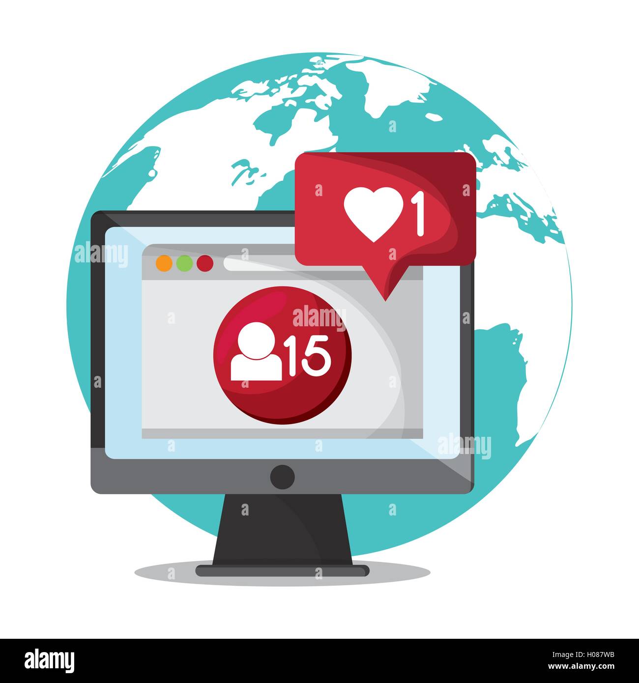 Email message and communication design Stock Vector Image & Art - Alamy