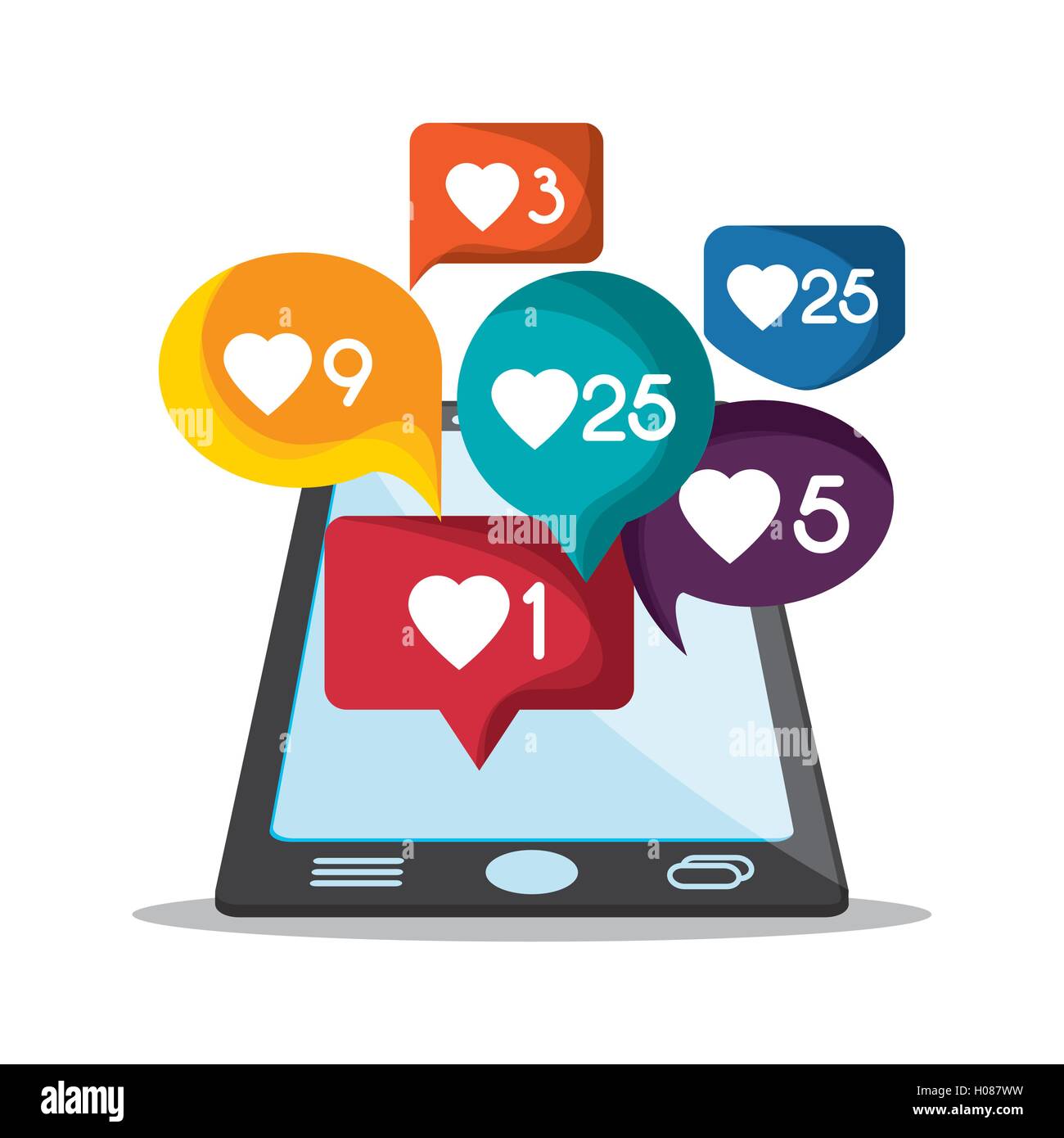 Email message and communication design Stock Vector Image & Art - Alamy