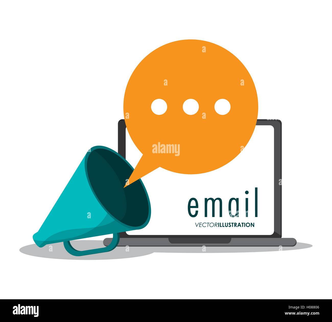 Email message and communication design Stock Vector Image & Art - Alamy
