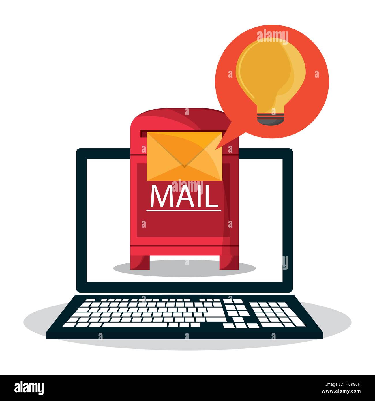 Email message and communication design Stock Vector Image & Art - Alamy
