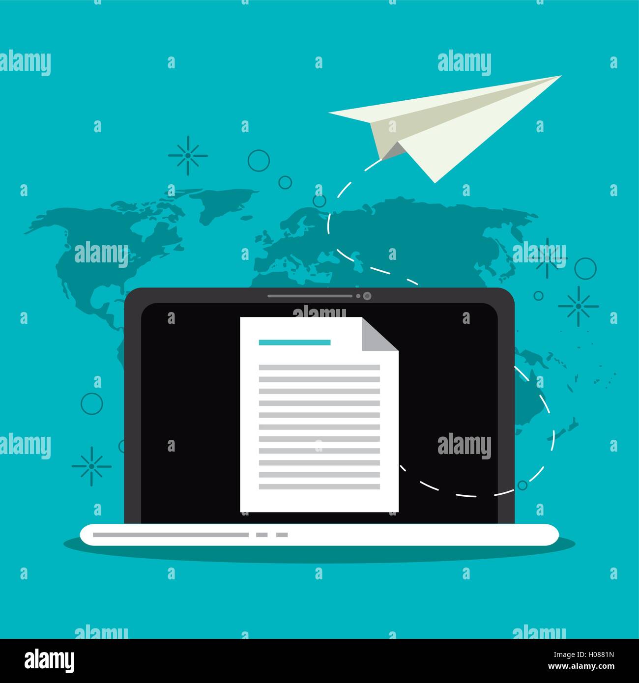 Email message and communication design Stock Vector Image & Art - Alamy
