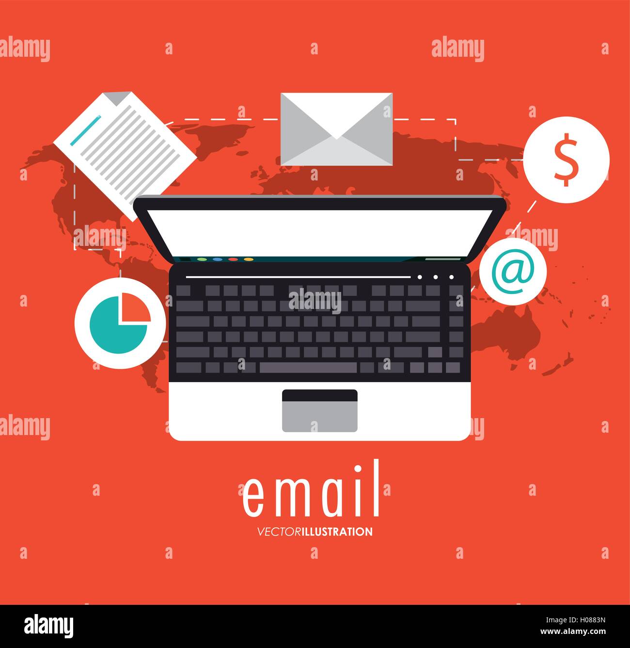 Email message and communication design Stock Vector Image & Art - Alamy