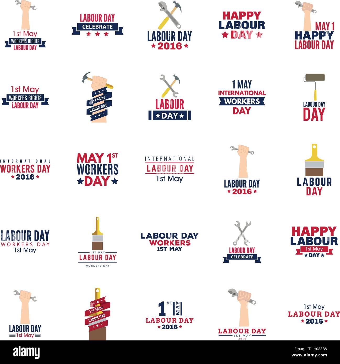 Union labels Stock Vector Images - Alamy