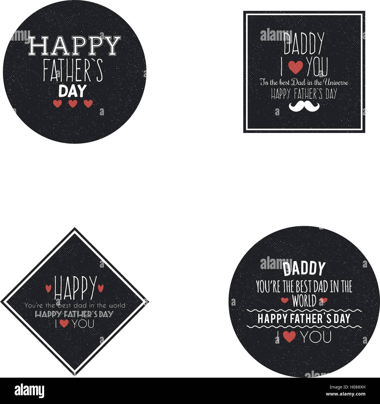 father day labels Stock Vector Image & Art - Alamy