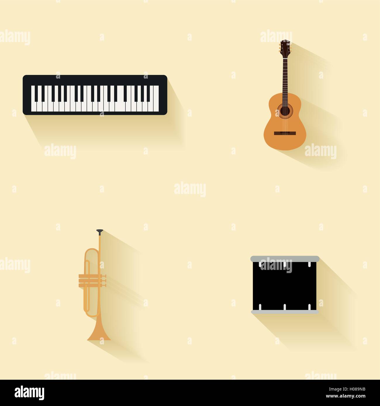 Abstract trombone Stock Vector Images - Alamy