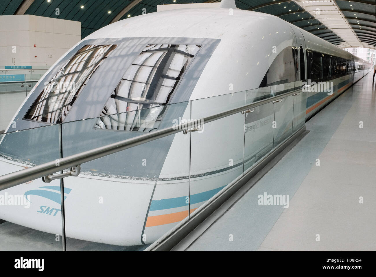 high speed maglev train, Shanghai China Stock Photo - Alamy