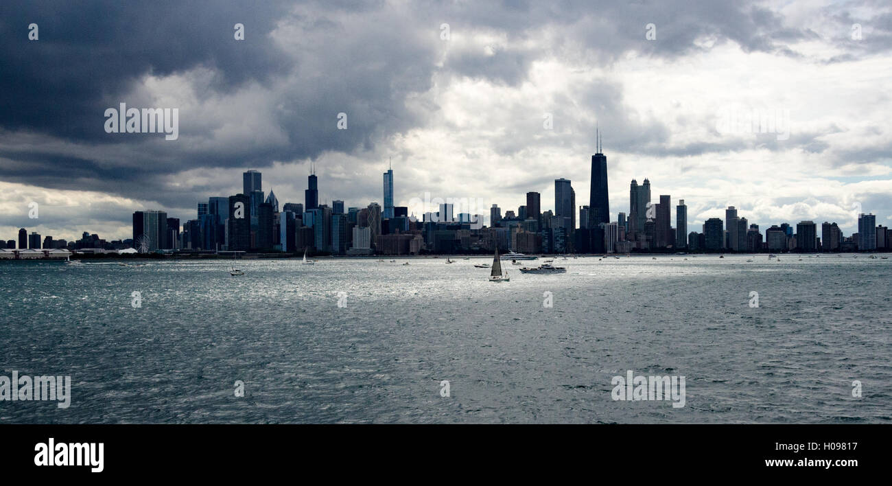Stratus Clouds In Chicago