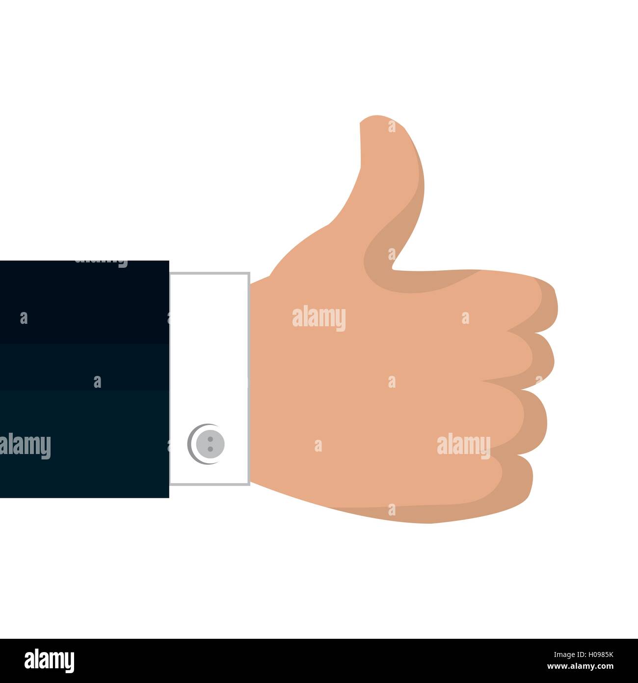 hand like, icon thumb up isolated Stock Vector Image & Art - Alamy