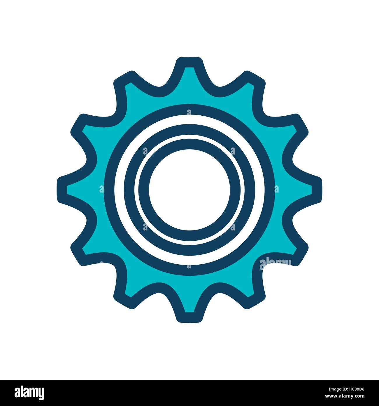 icon gear team work design isolated Stock Vector Image & Art - Alamy