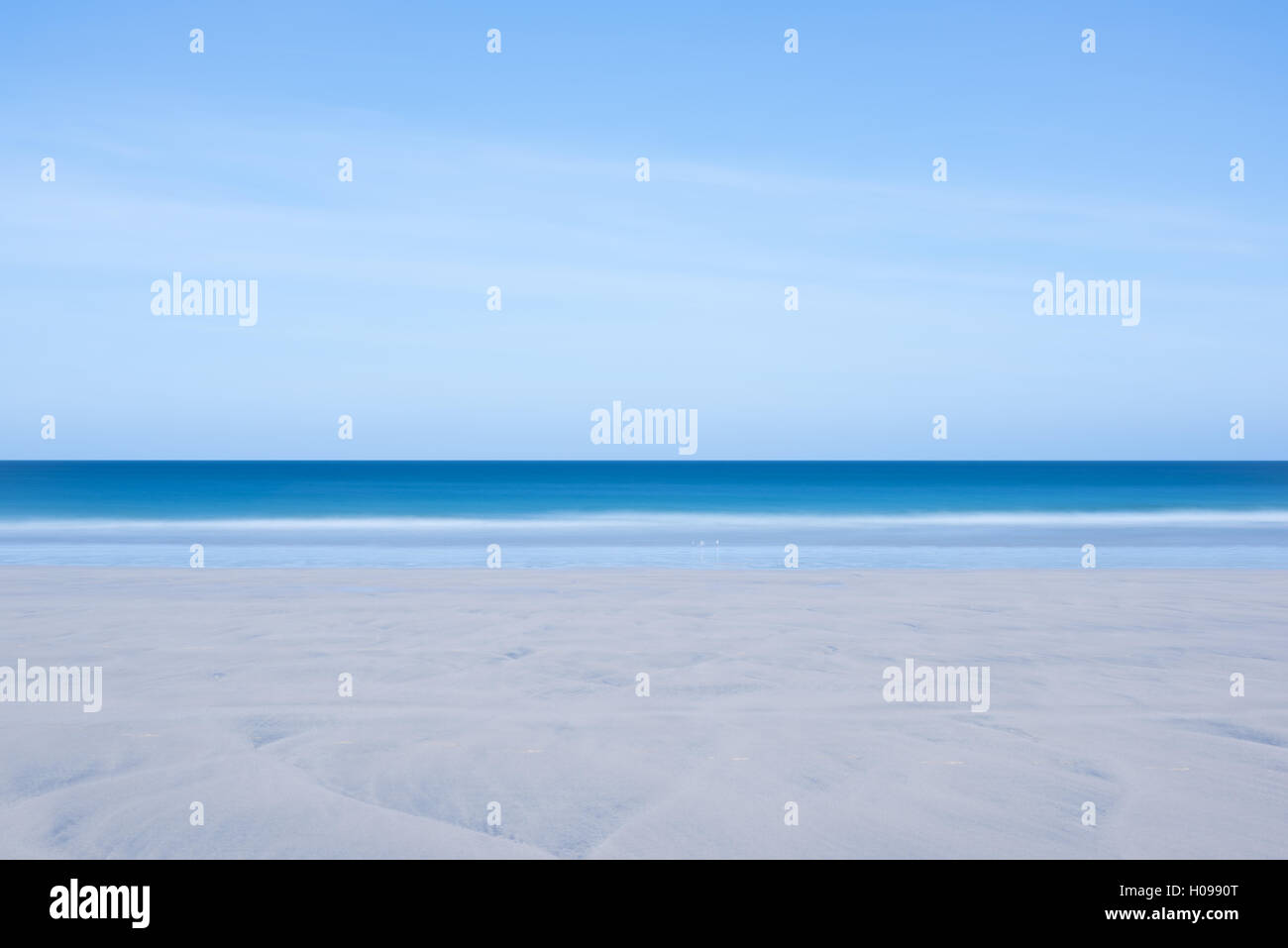 The calm blue sea Stock Photo - Alamy
