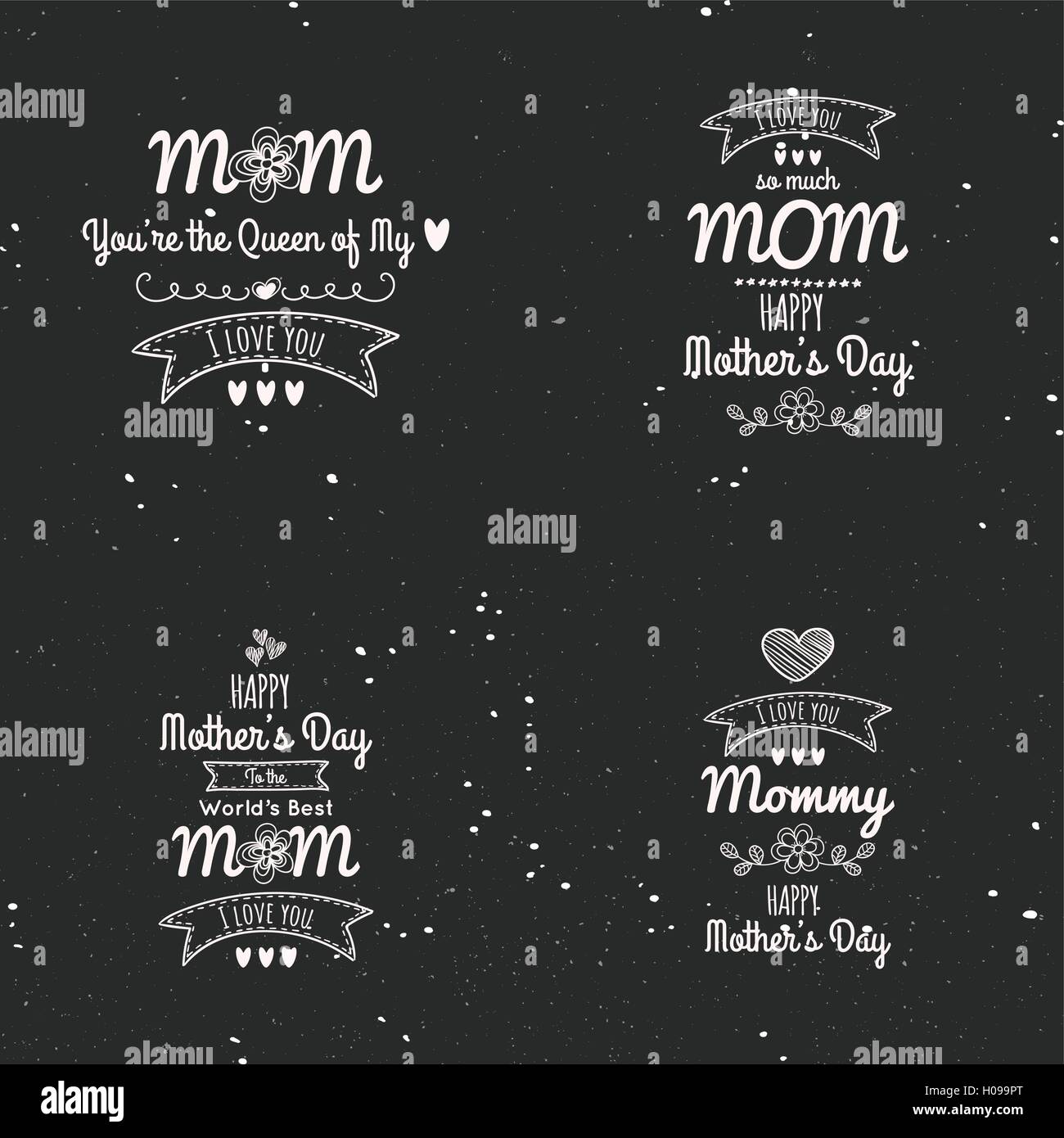 Mother Day labels Stock Vector Image & Art - Alamy