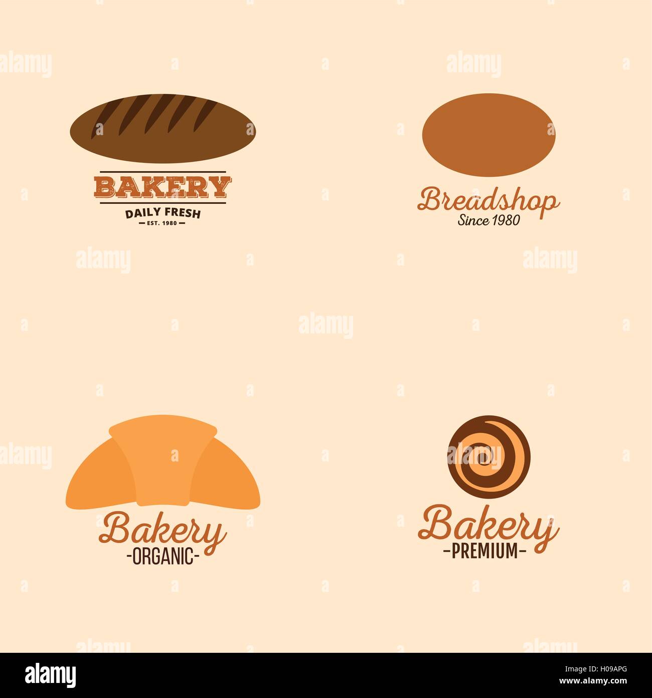 Delicious bakery labels Stock Vector Image & Art - Alamy