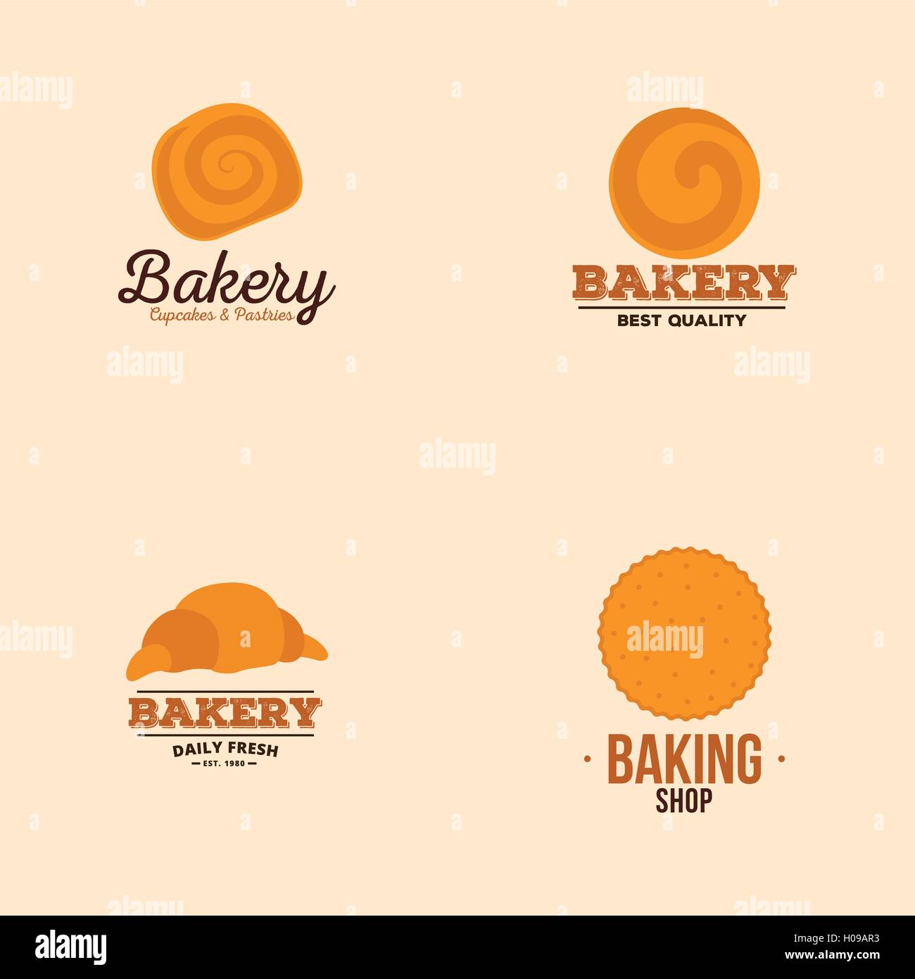 Delicious bakery labels Stock Vector Image & Art - Alamy