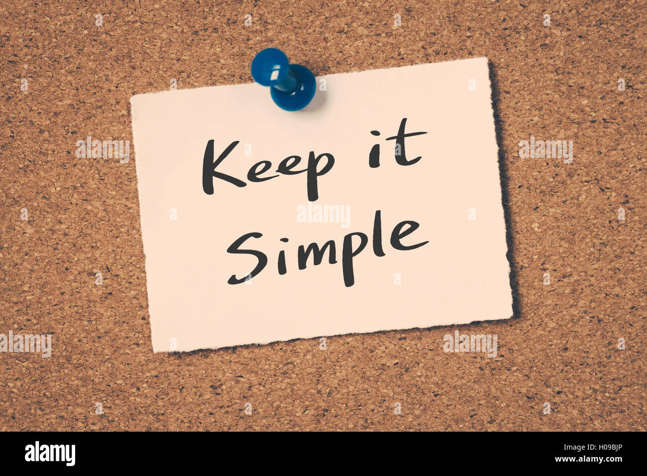 Keep it simple hi-res stock photography and images - Alamy