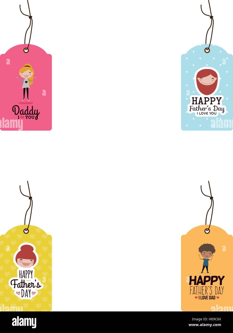 father day labels Stock Vector Image & Art - Alamy