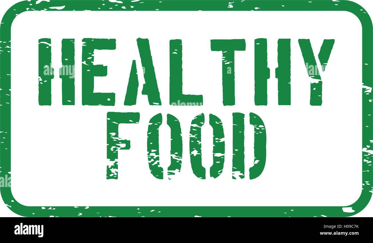 Healthy food label Stock Vector Image & Art - Alamy