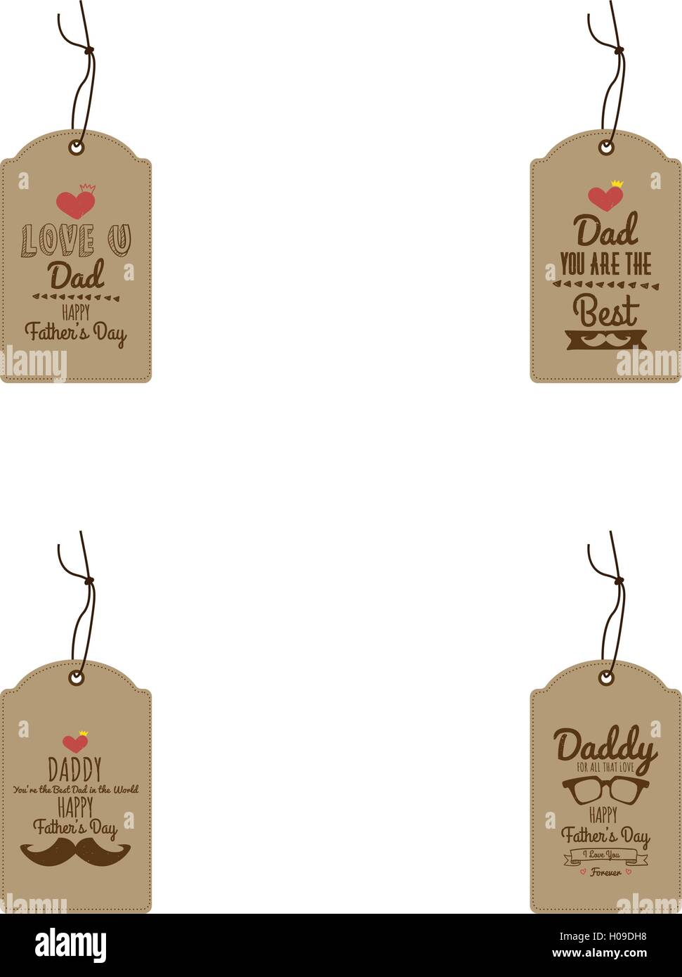 father day labels Stock Vector Image & Art - Alamy