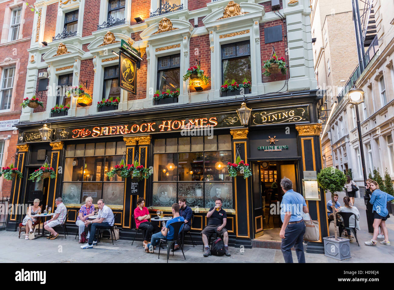 The Sherlock Holmes Pub in central London, England, United Kingdom ...