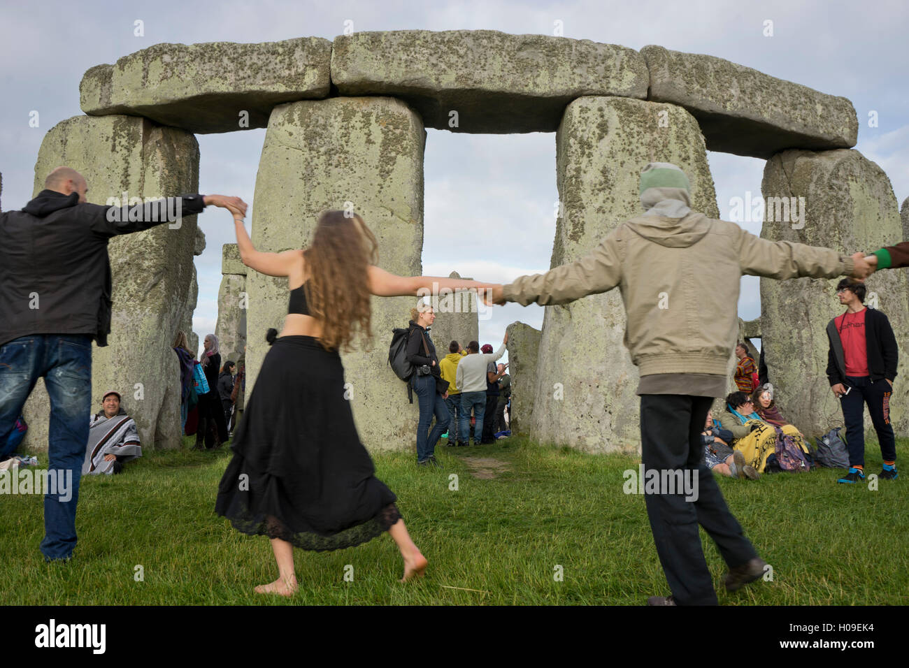 Revellers gather at historic monument for Summer Solstice celebrations ...