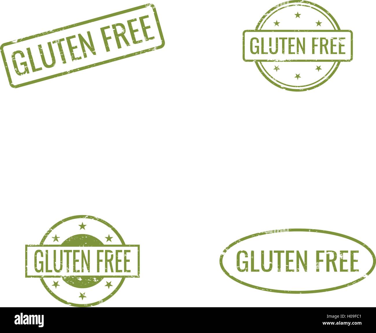Gluten Free labels Stock Vector Image & Art - Alamy