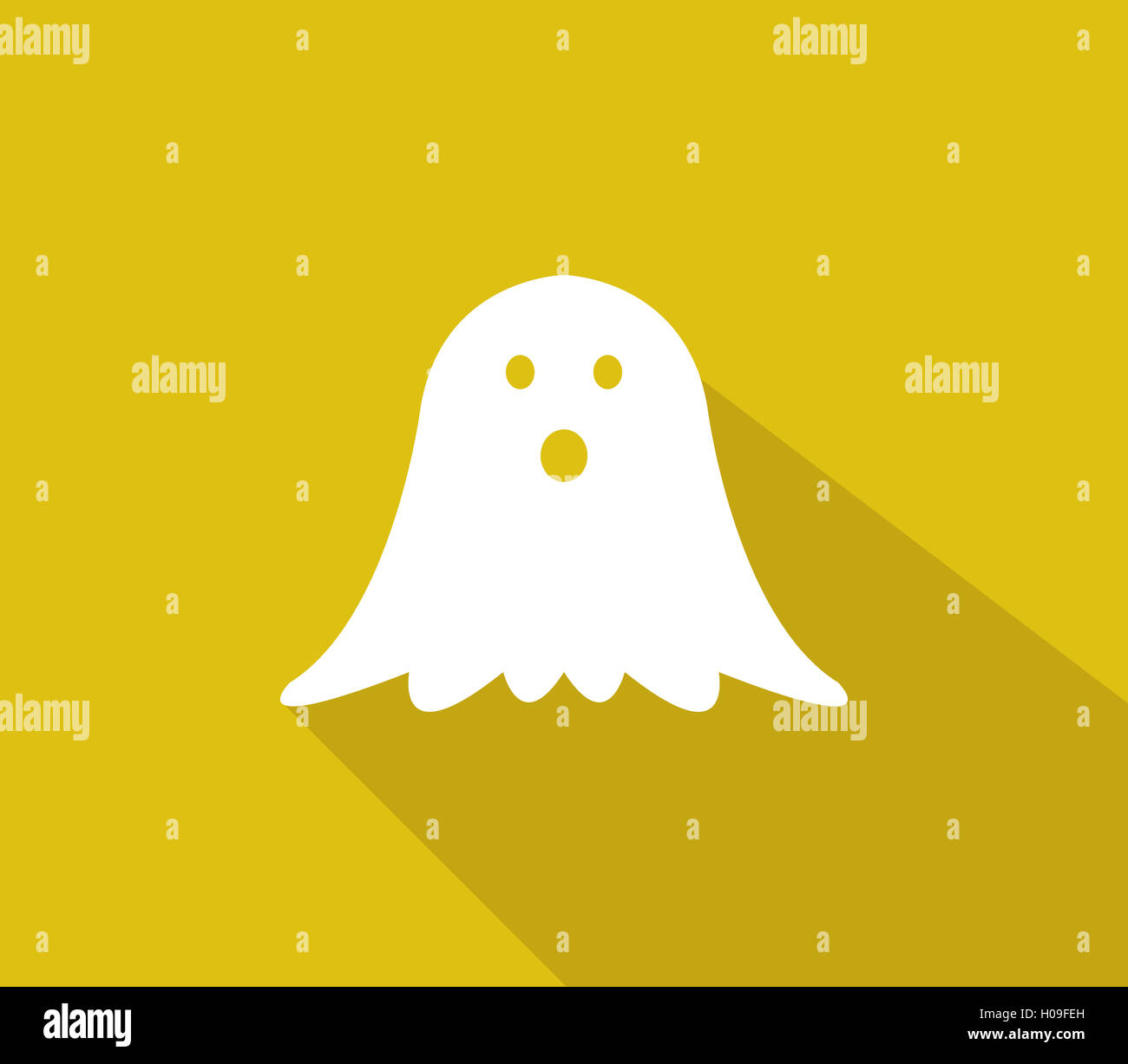 ghost icon for halloween Stock Photo - Alamy