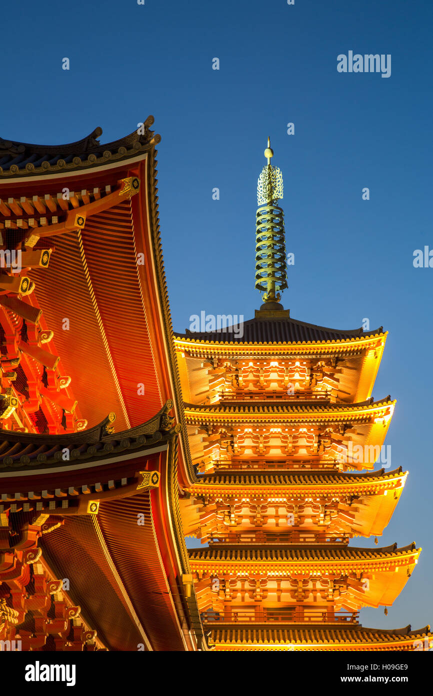 Five pagoda temple hi-res stock photography and images - Alamy