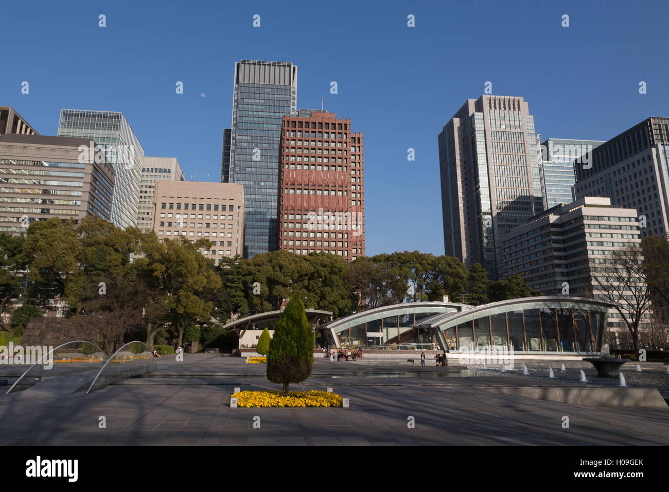Wadakura Fountain Park, Tokyo, Japan, Asia Stock Photo - Alamy