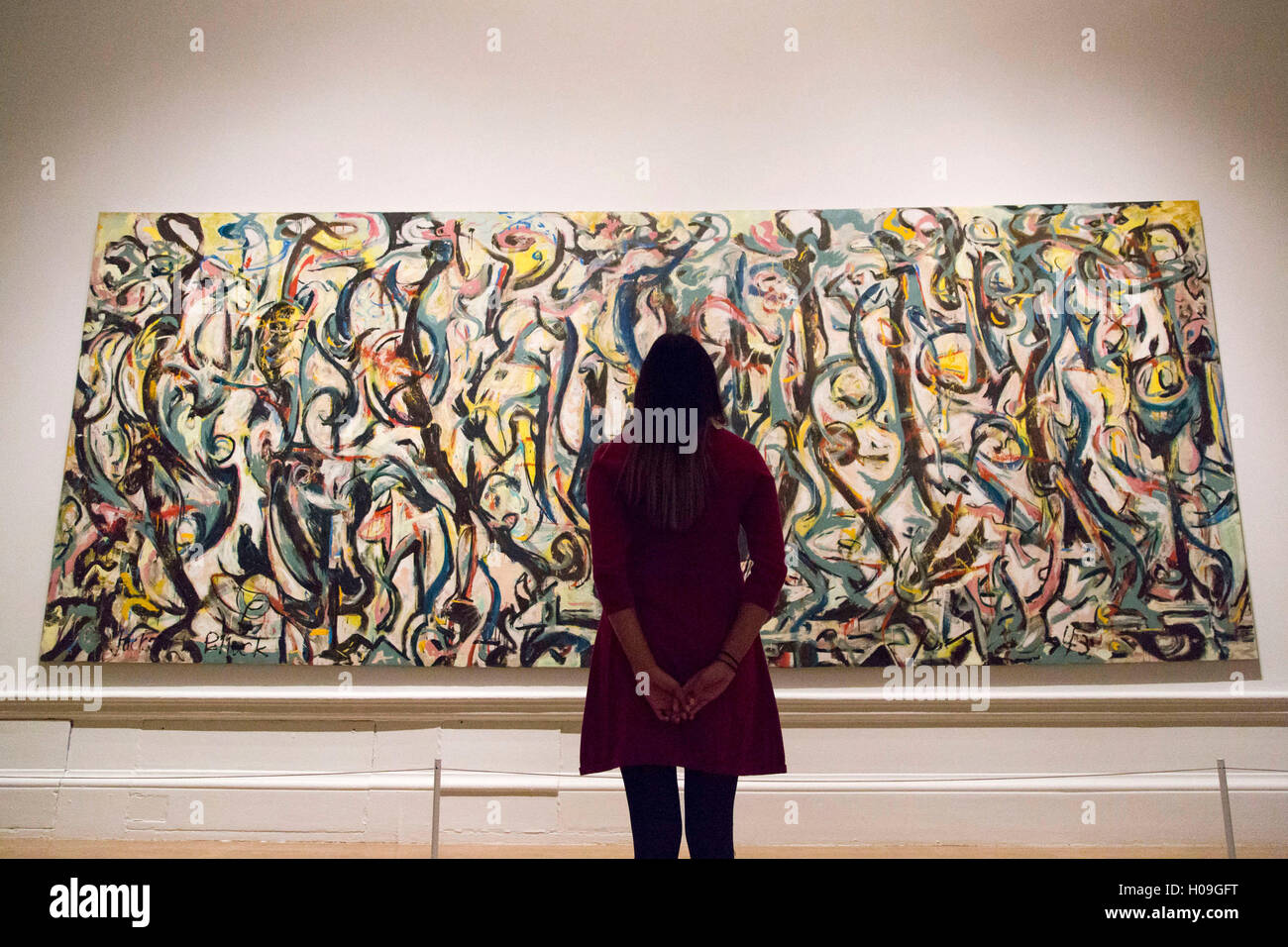 Jackson pollock mural 1943 hi-res stock photography and images - Alamy