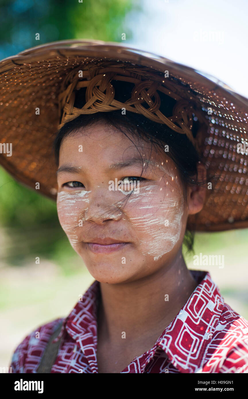 Thanaka cream, ground from tree bark, has been used in Burma for ...