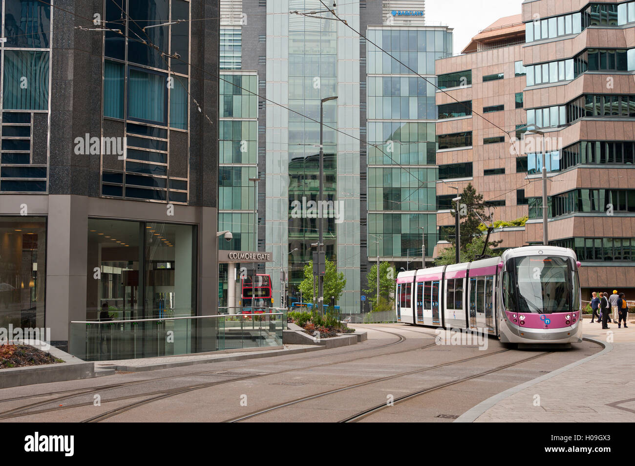 Tram system in Birmingham which runs from Birmingham to Wolverhampton ...