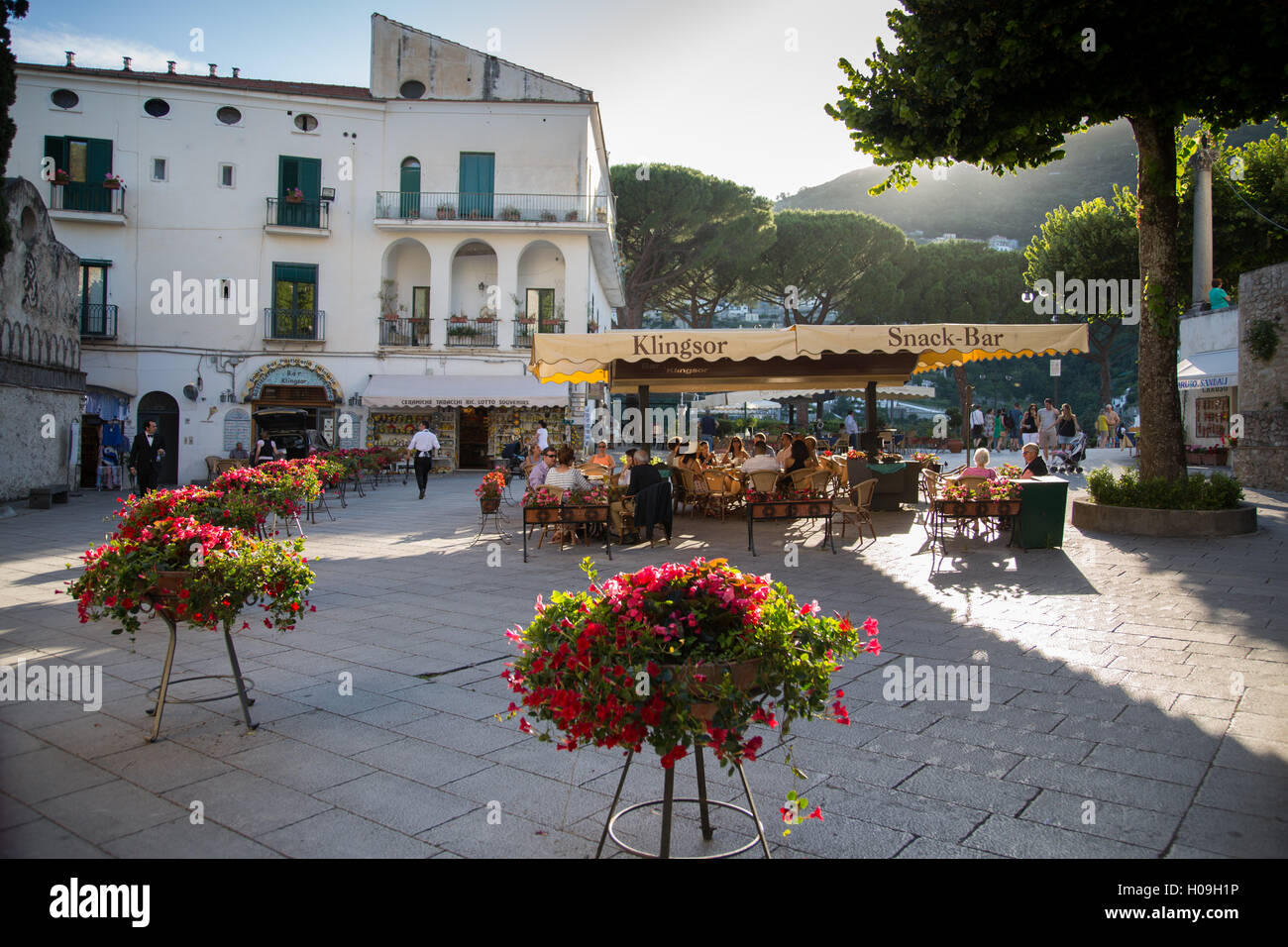 Piazza Centrale, Ravello, Campania, Italy, Europe Stock Photo - Alamy
