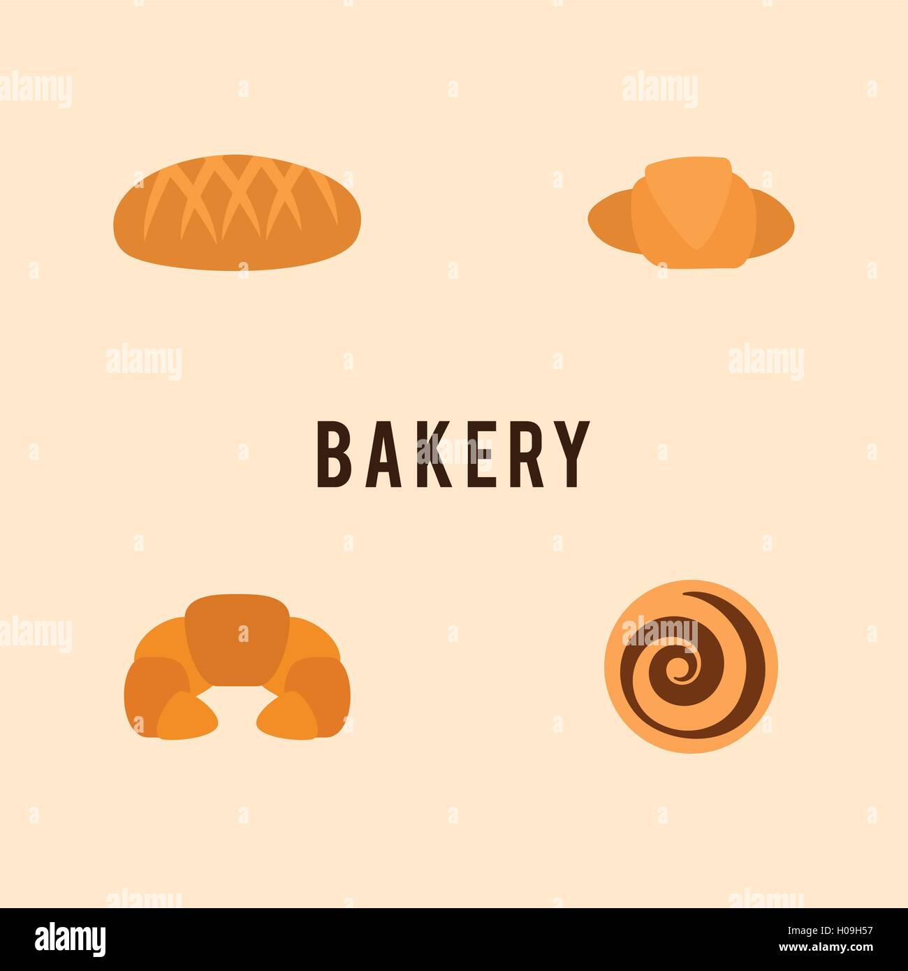 Delicous Bakery Food Stock Vector Image & Art - Alamy