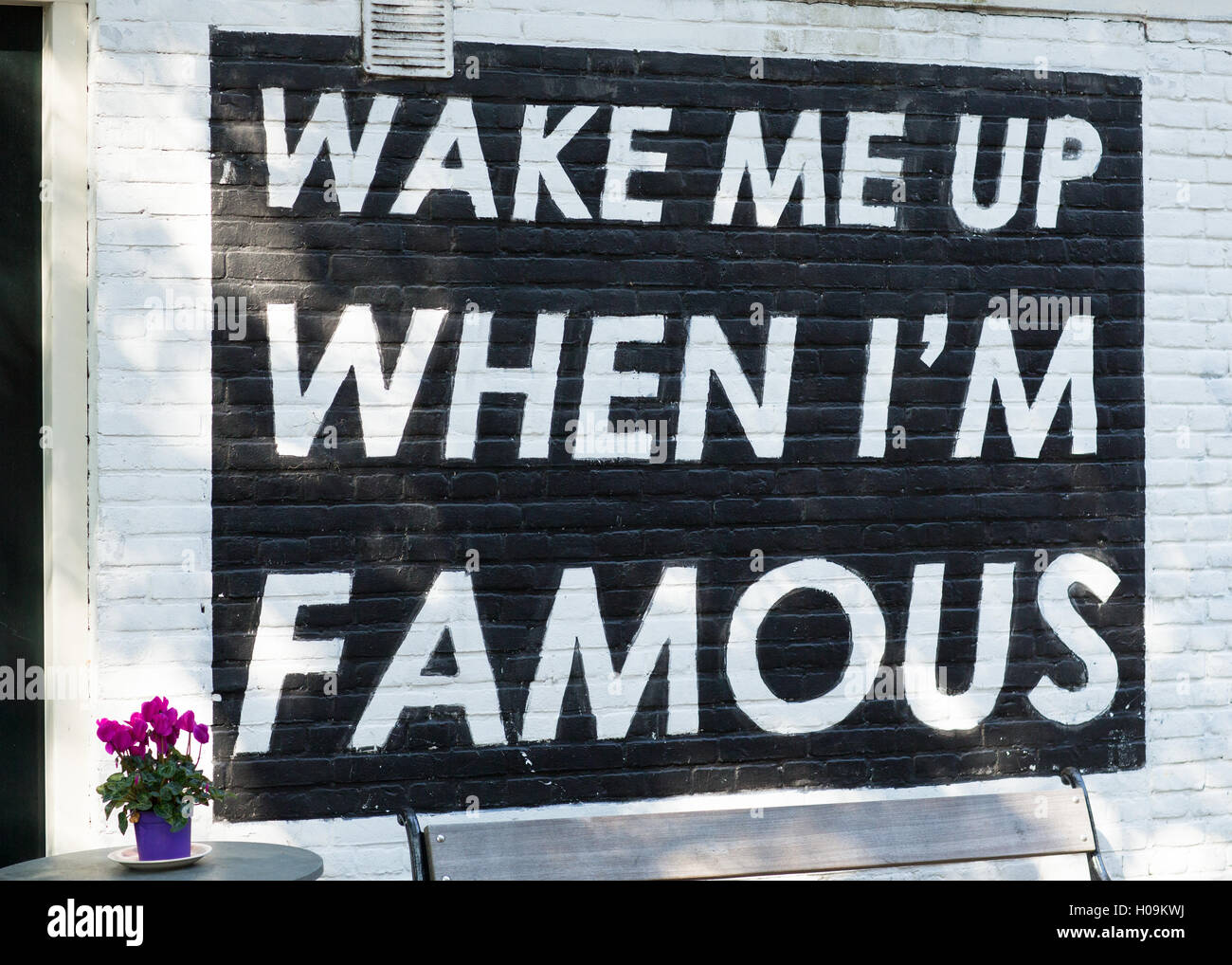 Wake up logo hi-res stock photography and images - Alamy