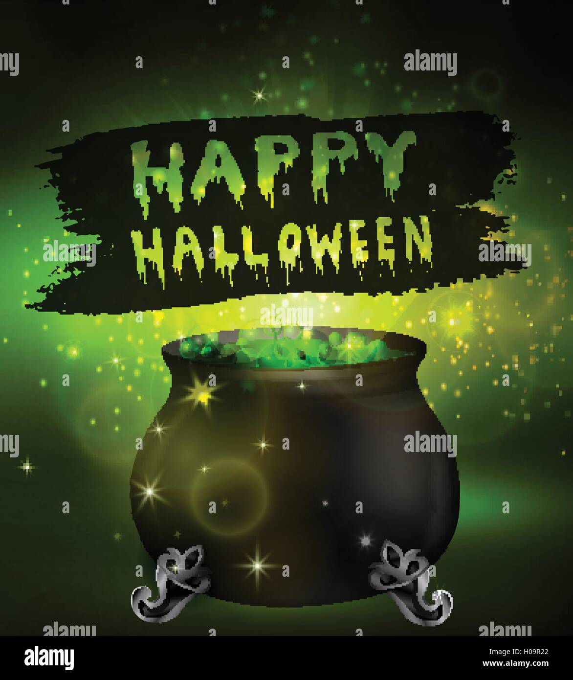 Halloween witches cauldron Stock Vector Image & Art - Alamy