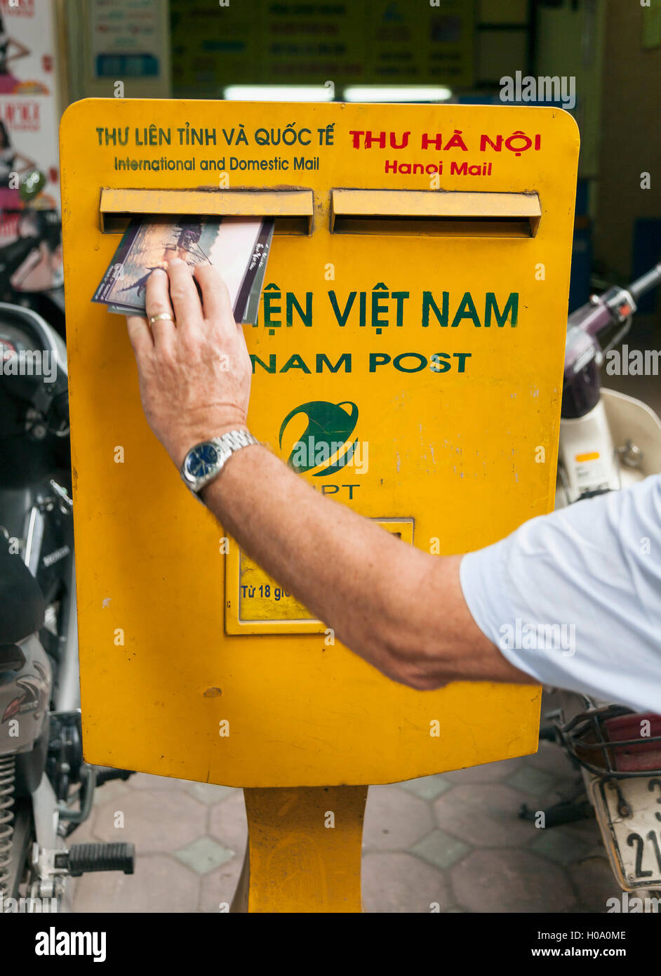 Mailbox in Vietnam Stock Photo - Alamy