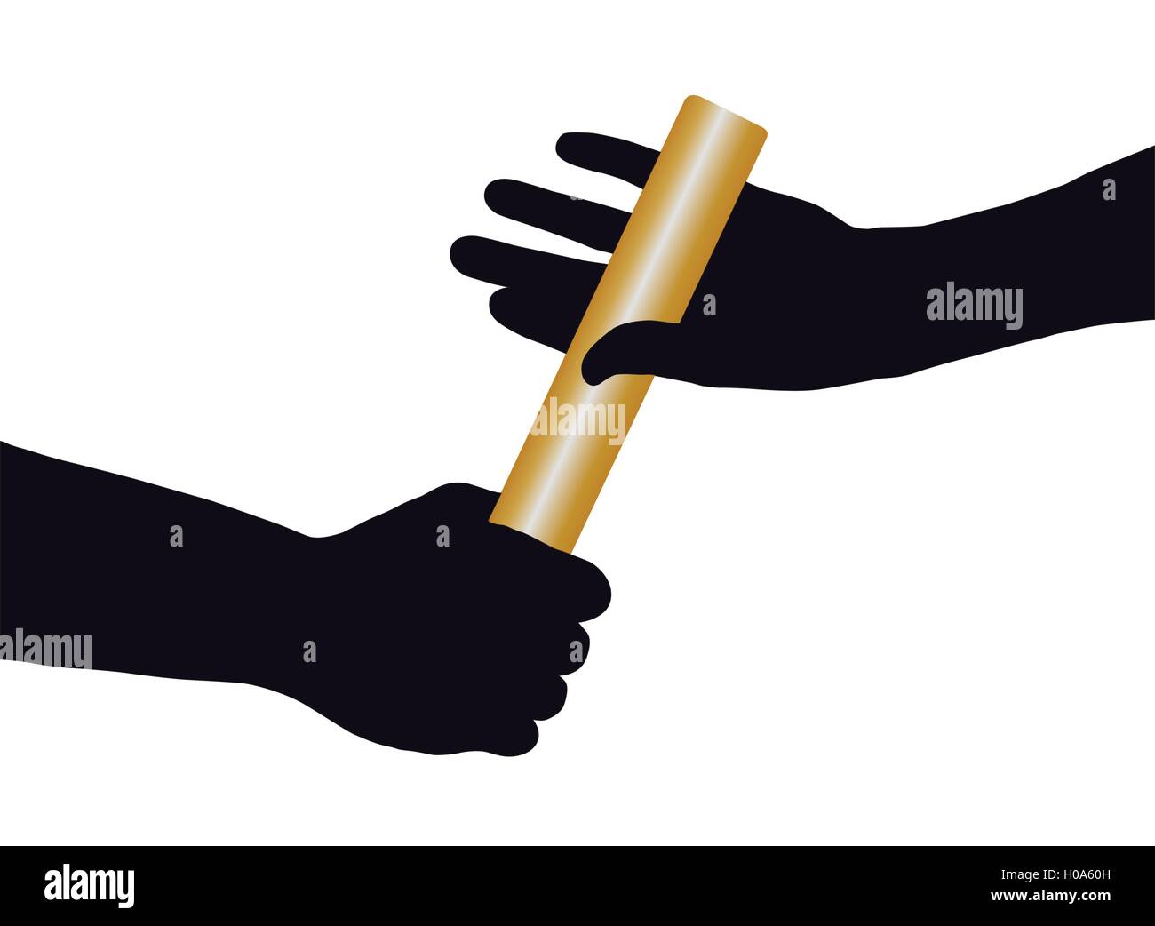 Relay team Stock Vector Images - Alamy