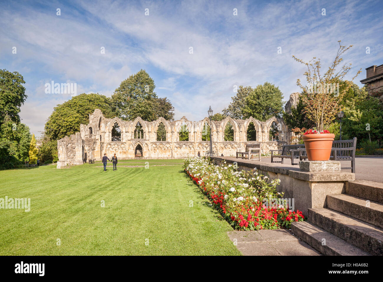 St Mary's Abbey, York, North Yorkshire, England, UK Stock Photo - Alamy
