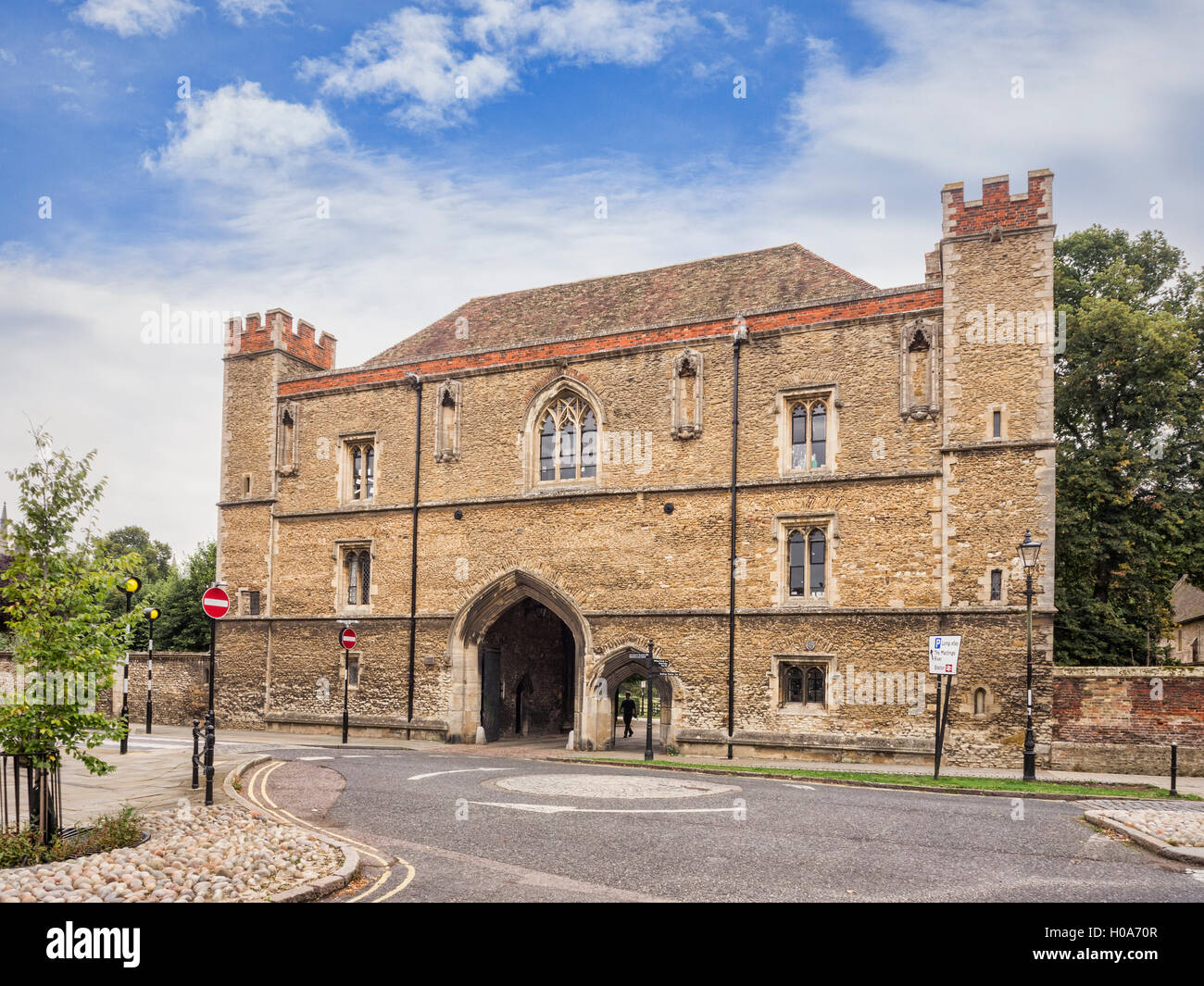 The Porta Gate, Ely, Cambridgeshire, England, UK Stock Photo - Alamy