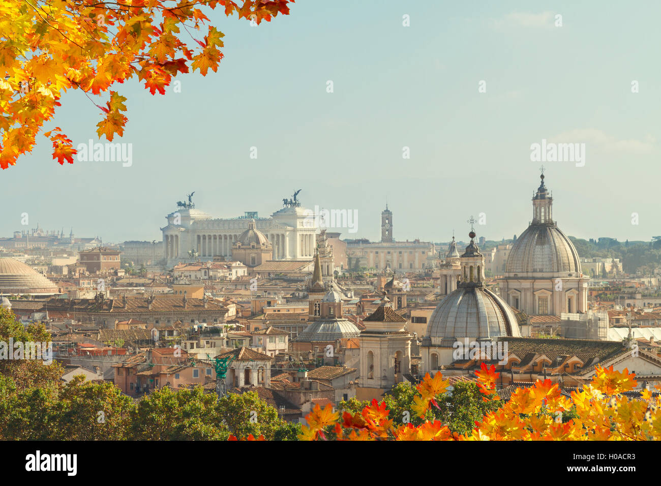 skyline of Rome, Italy Stock Photo - Alamy