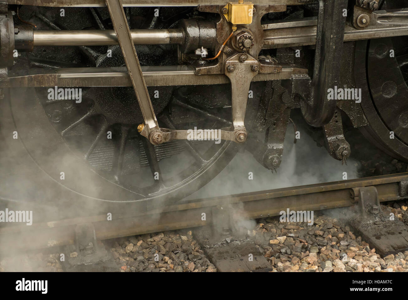 Steam Train on the North Norfolk Poppy Line Stock Photo - Alamy