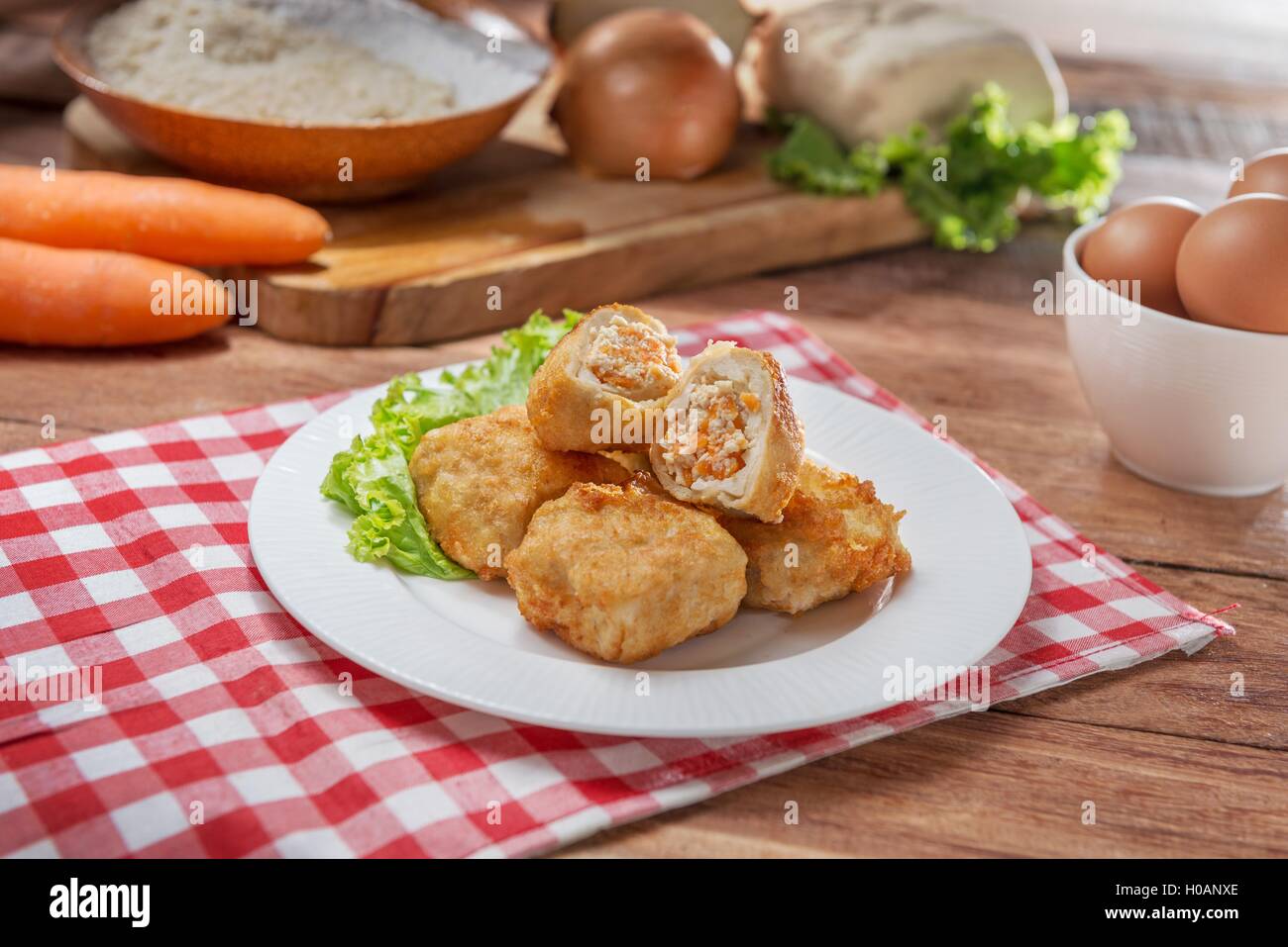 Golden fish balls hi-res stock photography and images - Alamy