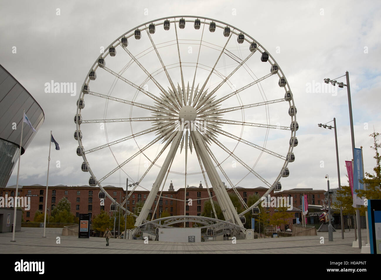 the echo wheel of Liverpool Merseyside UK Stock Photo - Alamy