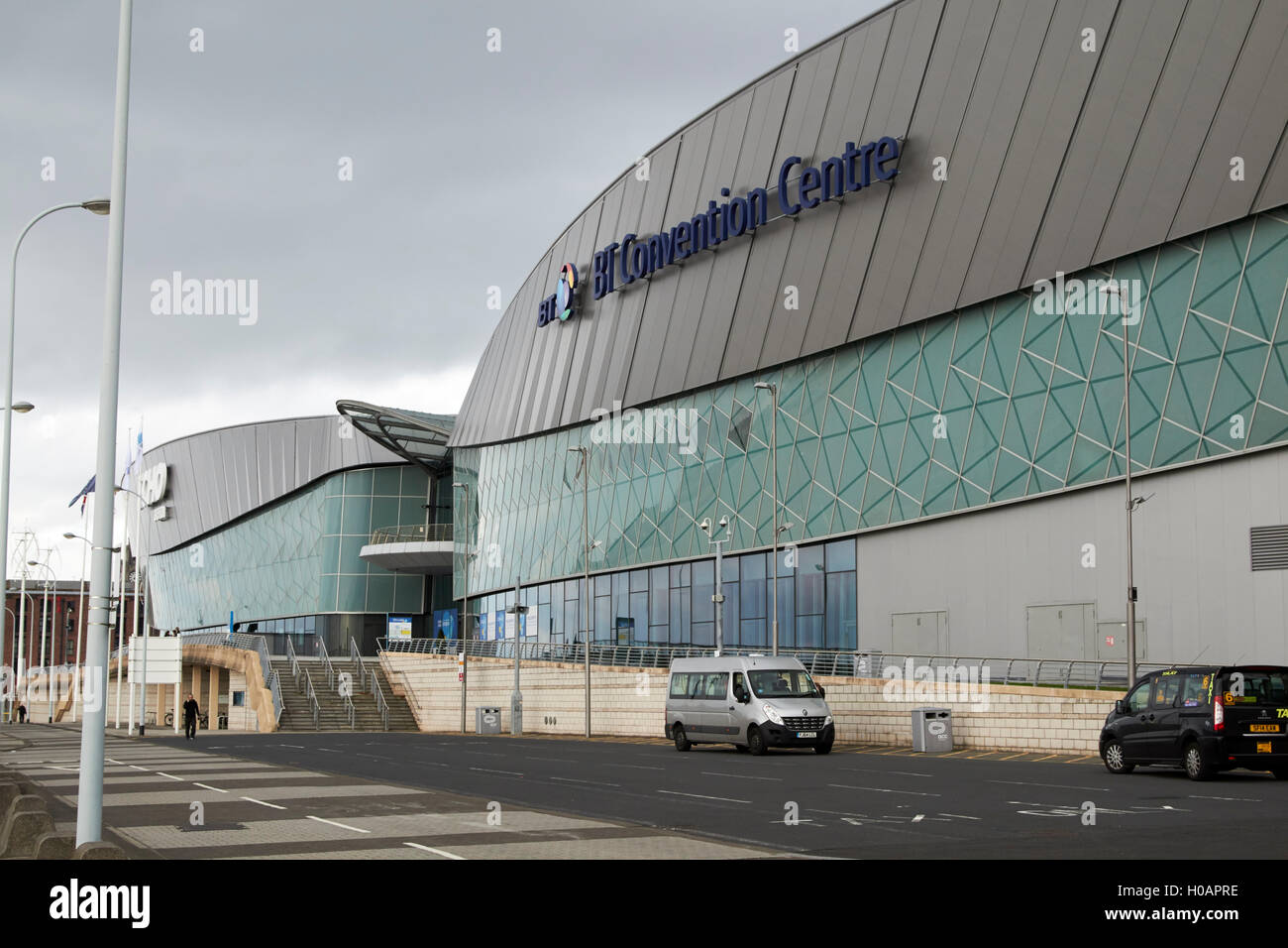 bt convention centre and echo arena Liverpool Merseyside UK Stock Photo ...