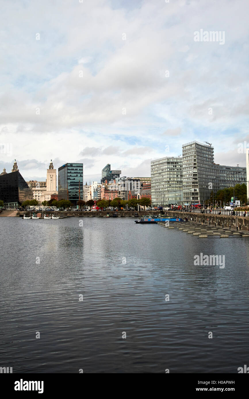 salthouse dock and Liverpool one Merseyside UK Stock Photo - Alamy