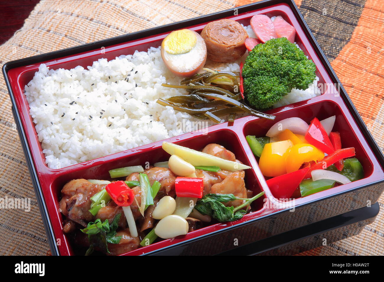 Fried chicken rice flower hi-res stock photography and images - Alamy