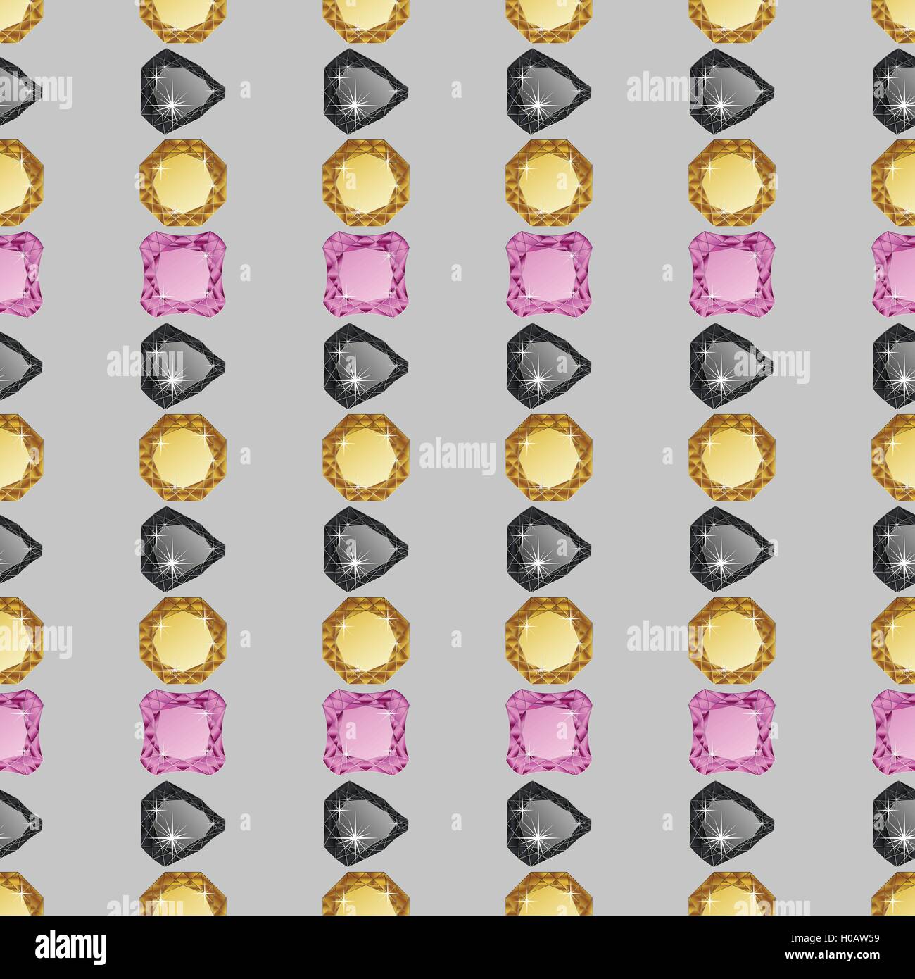 Diamonds seamless pattern Stock Vector Image & Art - Alamy