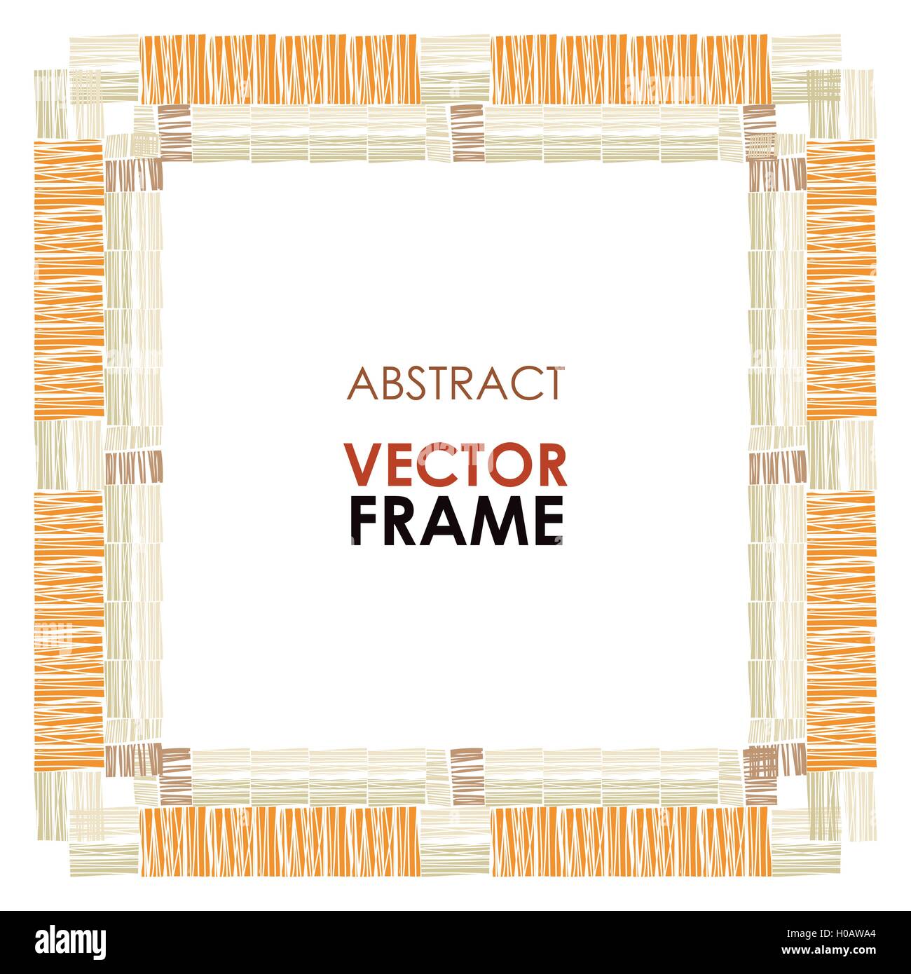 Ethnic vector frame Stock Vector Image & Art - Alamy