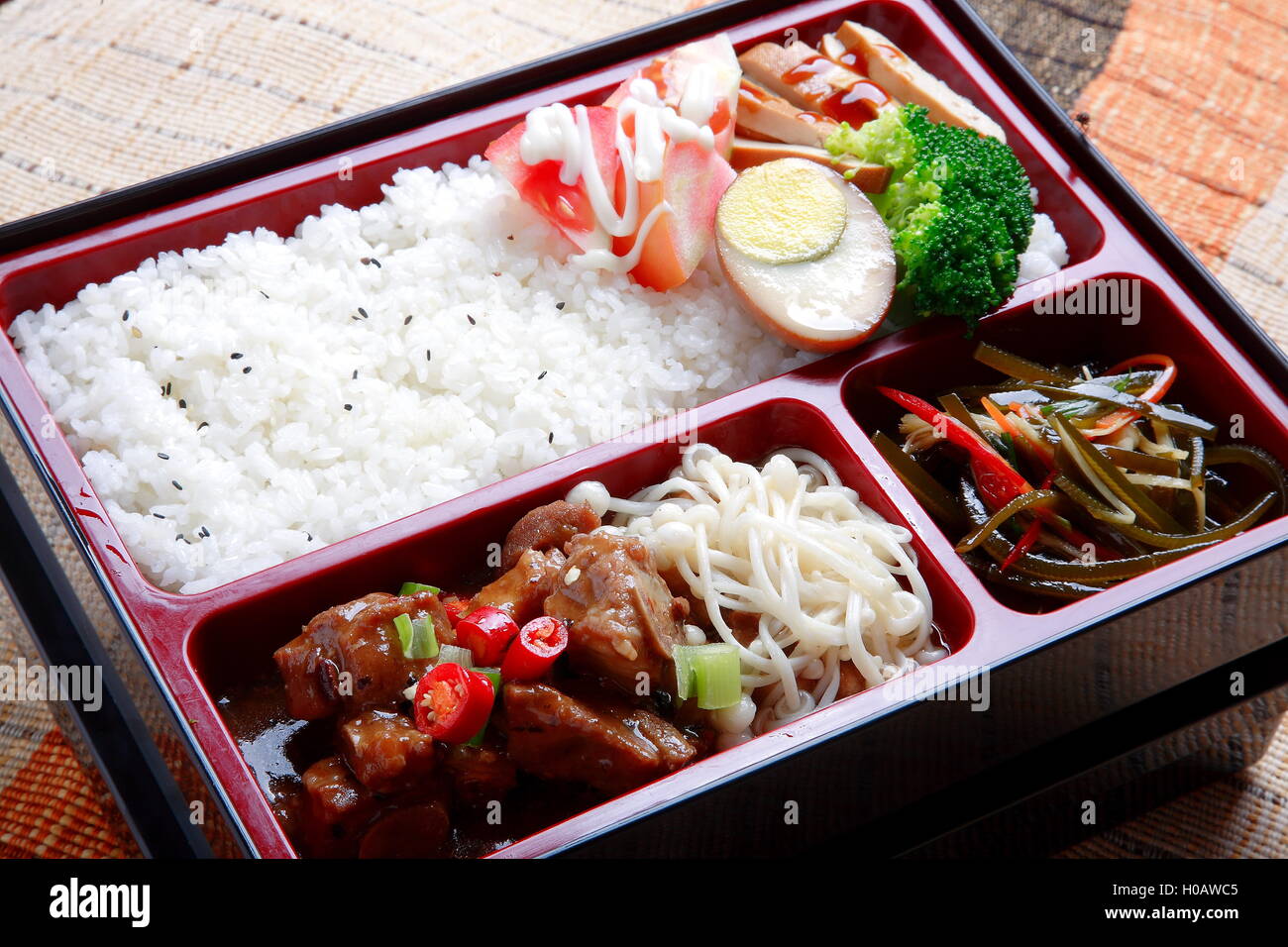 Fried chicken rice flower hi-res stock photography and images - Alamy