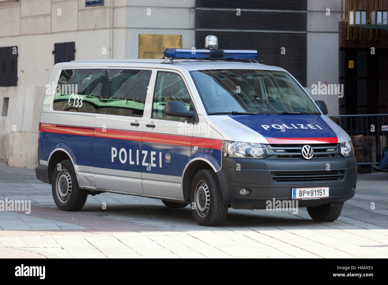 Austrian police car, Vienna, Austria Stock Photo - Alamy