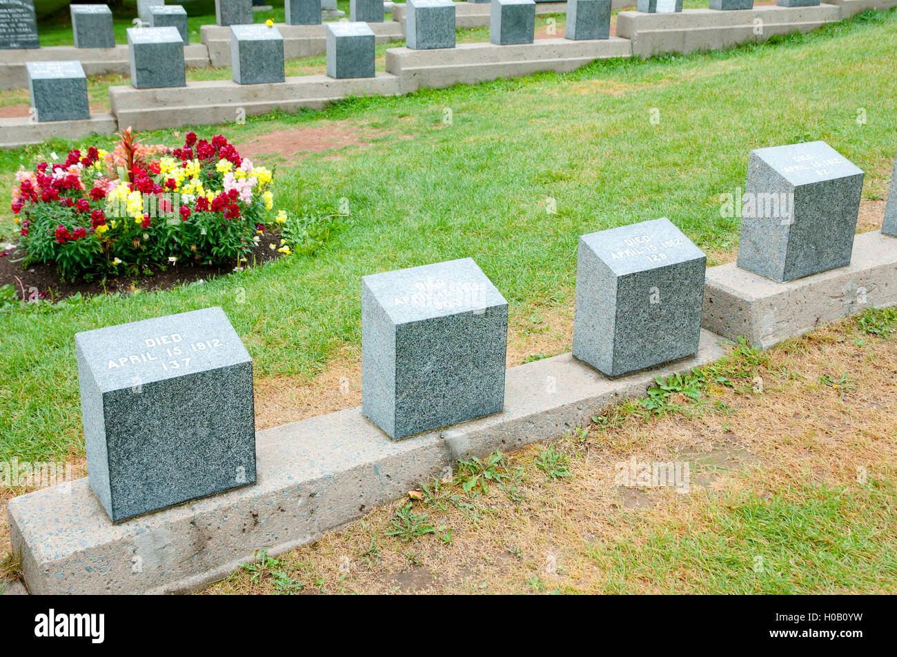 Titanic Graves - Halifax - Nova Scotia Stock Photo - Alamy